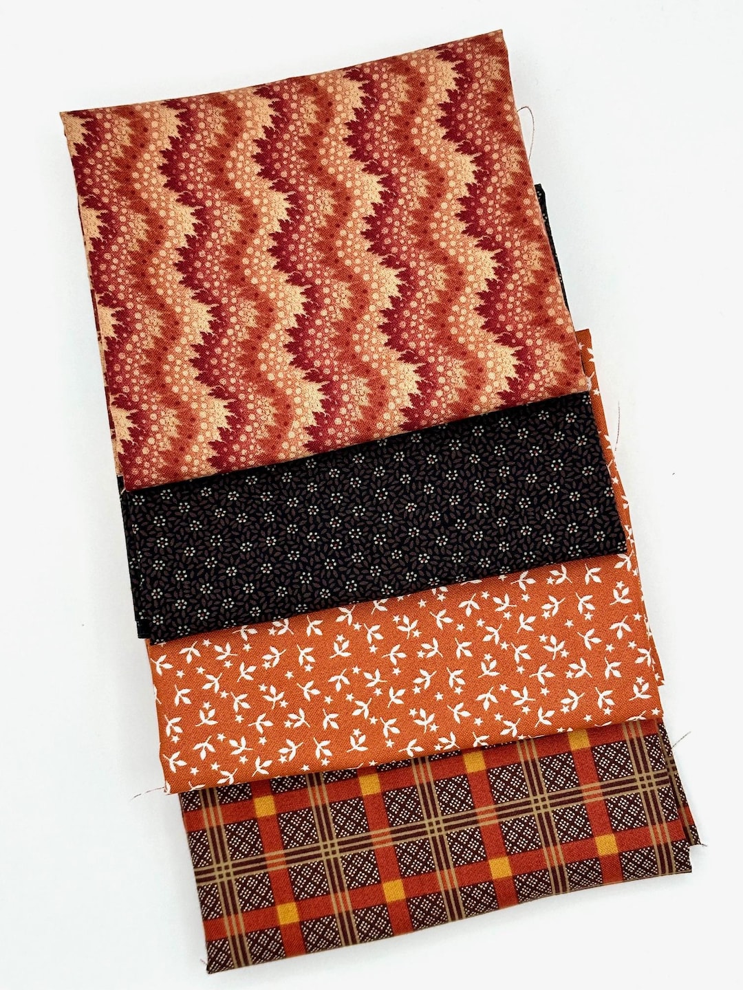 Civil War Reproduction Fat Quarters Various Makers Black Red Orange ...