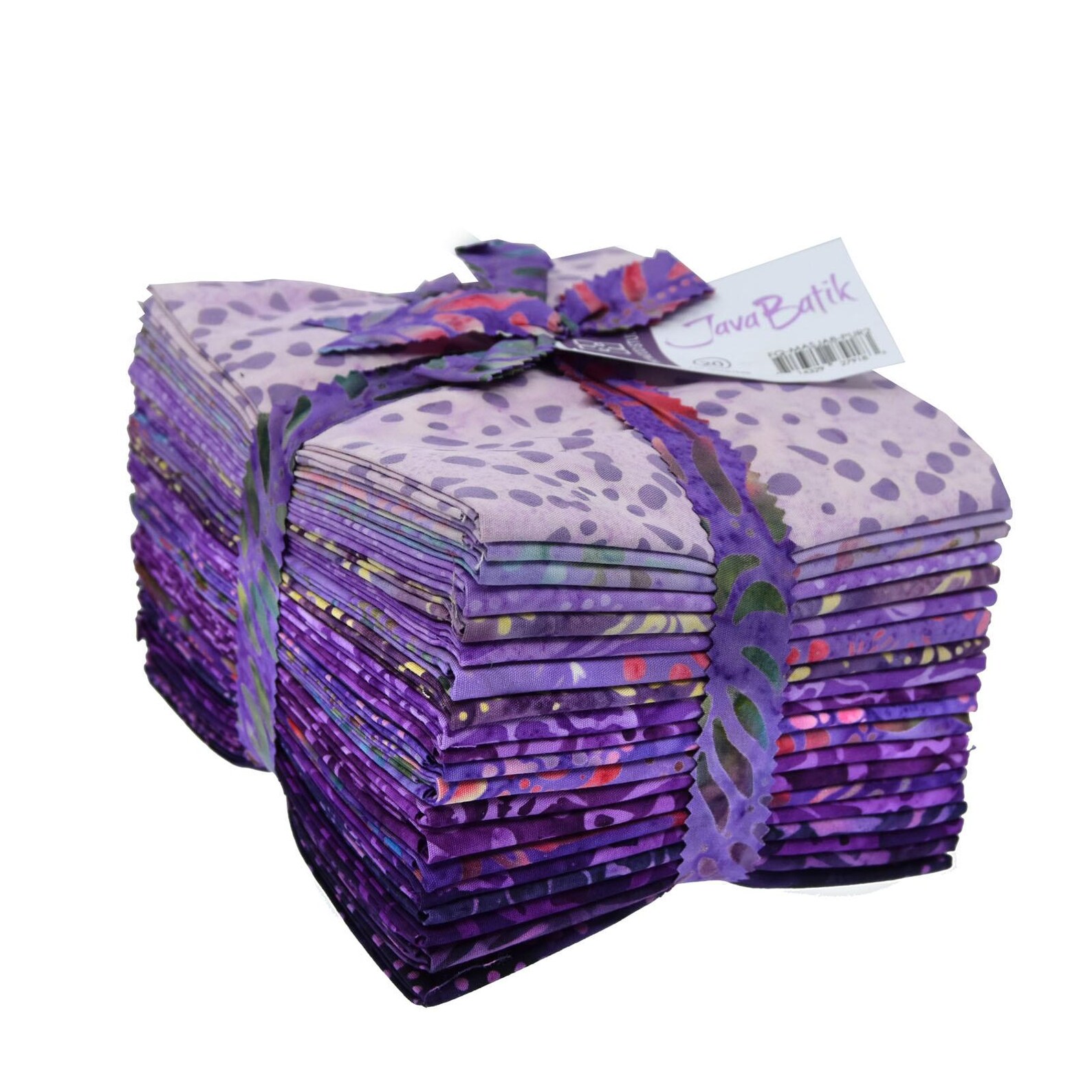 Java Batiks Purple Light to Dark Purple Batik Fat Quarters 20 Fqs ...