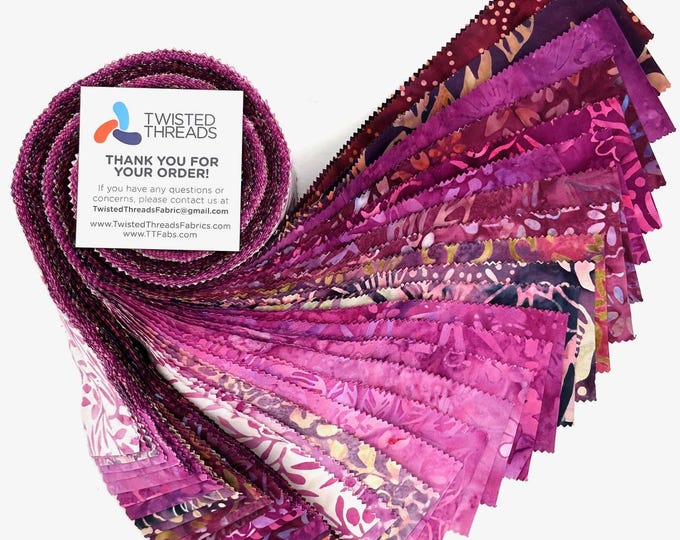 Java Batiks Soft Turquoise Blue Batik Jelly Roll 40 2.5 Inch Fabric ...