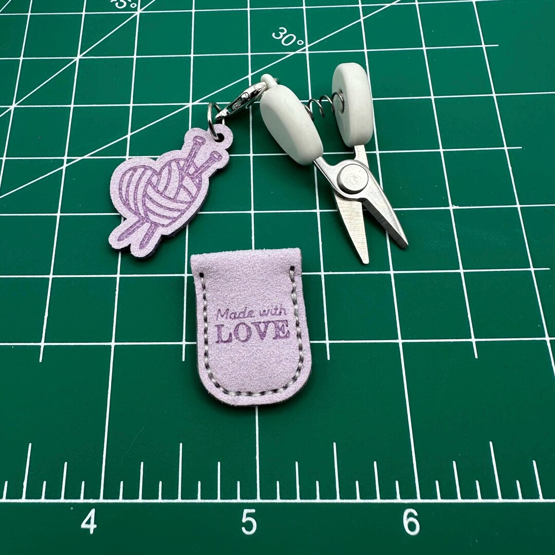 TTF Notions Travel Compact Mini Snips Sewing Knitting Scissors With ...