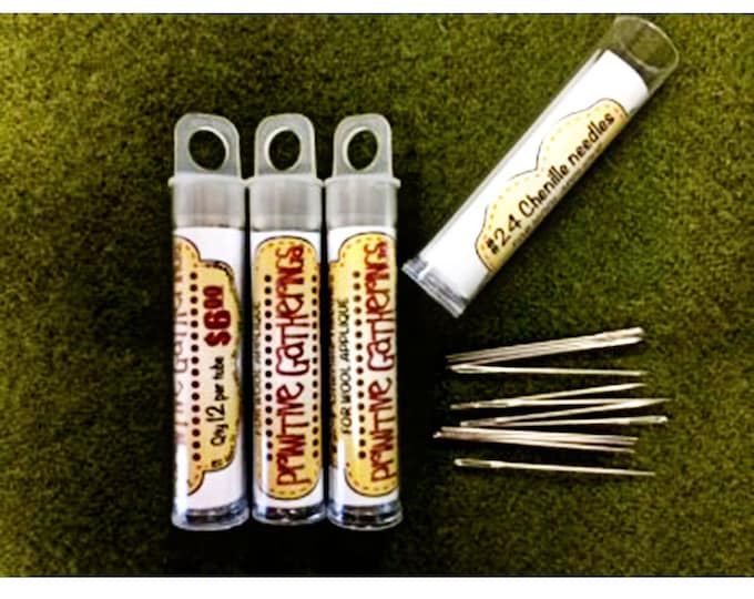 Primitive Gatherings Lisa Bongean Chenille Needles 24 - Etsy