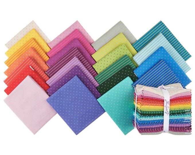 Freespirit True Colors Tiny Coordinates Tula Pink Mini Print Blenders ...