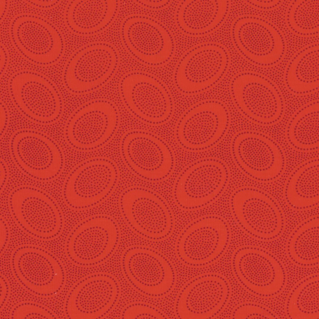 OOP Freespirit Kaffe Fassett Collective 1 YARD Aboriginal Dot Red ...