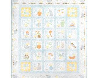 Little Chick-a-dee Quilt Kit Little Chicks PINK Flannel Bonnie Sullivan Flannel Fabric Green ...