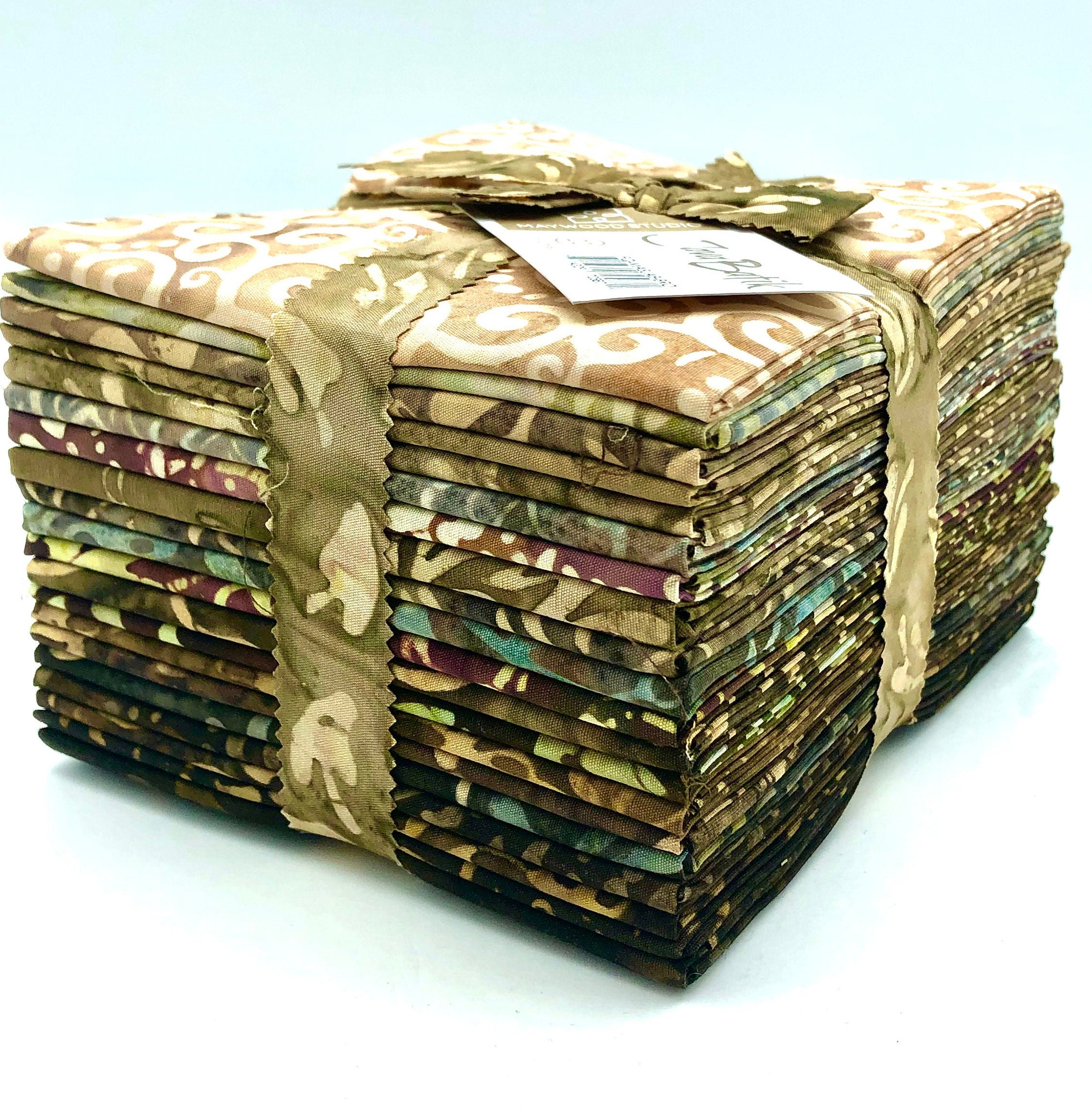 Java Batiks Brown Light to Dark Brown Batik Fat Quarters 20 - Etsy