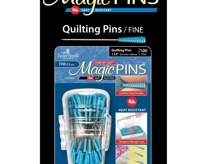 MAGIC Pins No Melt Technology Head Quilting Fine 1.75 Inches Pins ...