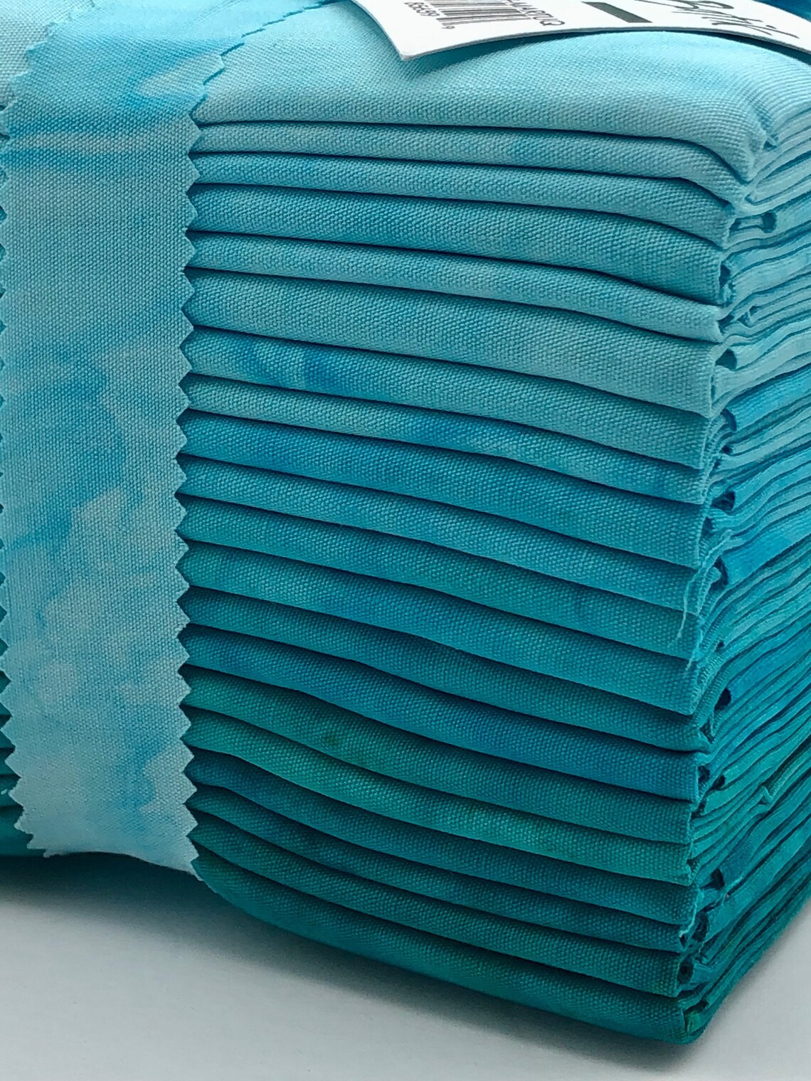 Java Batiks Turquoise Blue Marble Solid Light to Dark - Etsy