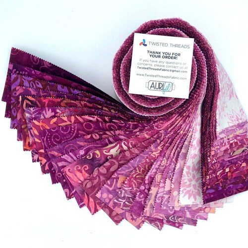 Java Batiks Yellow Gold Batik Jelly Roll 40 2.5 Inch Fabric - Etsy