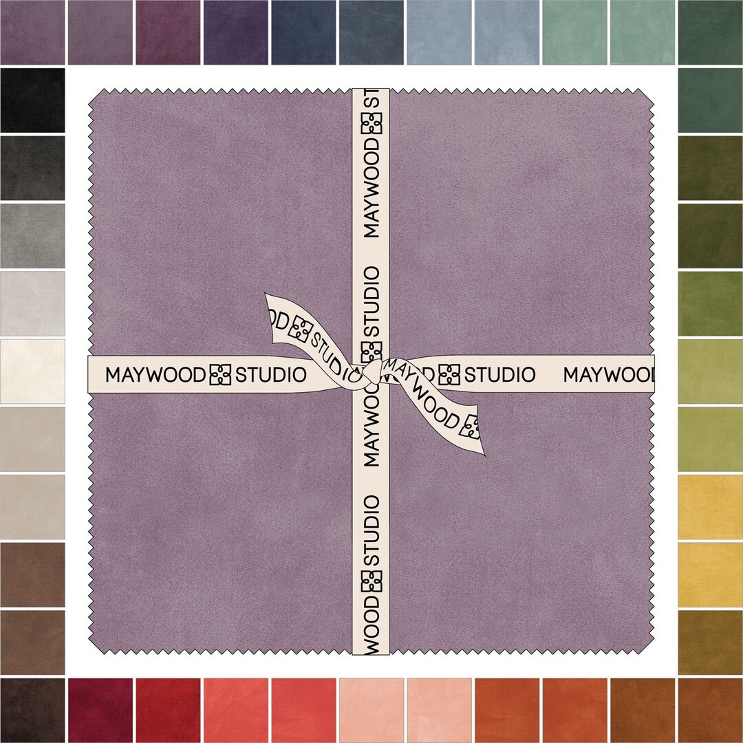 Color Wash Solids Maywood Woolies Flannel Complete Rainbow of Color ...