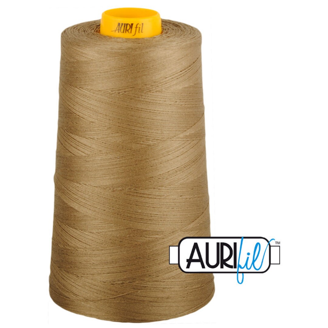 AURIFIL FORTY3 Cone 2370 Sandstone Tan Egyptian Mako Cotton 40 40/3 ...