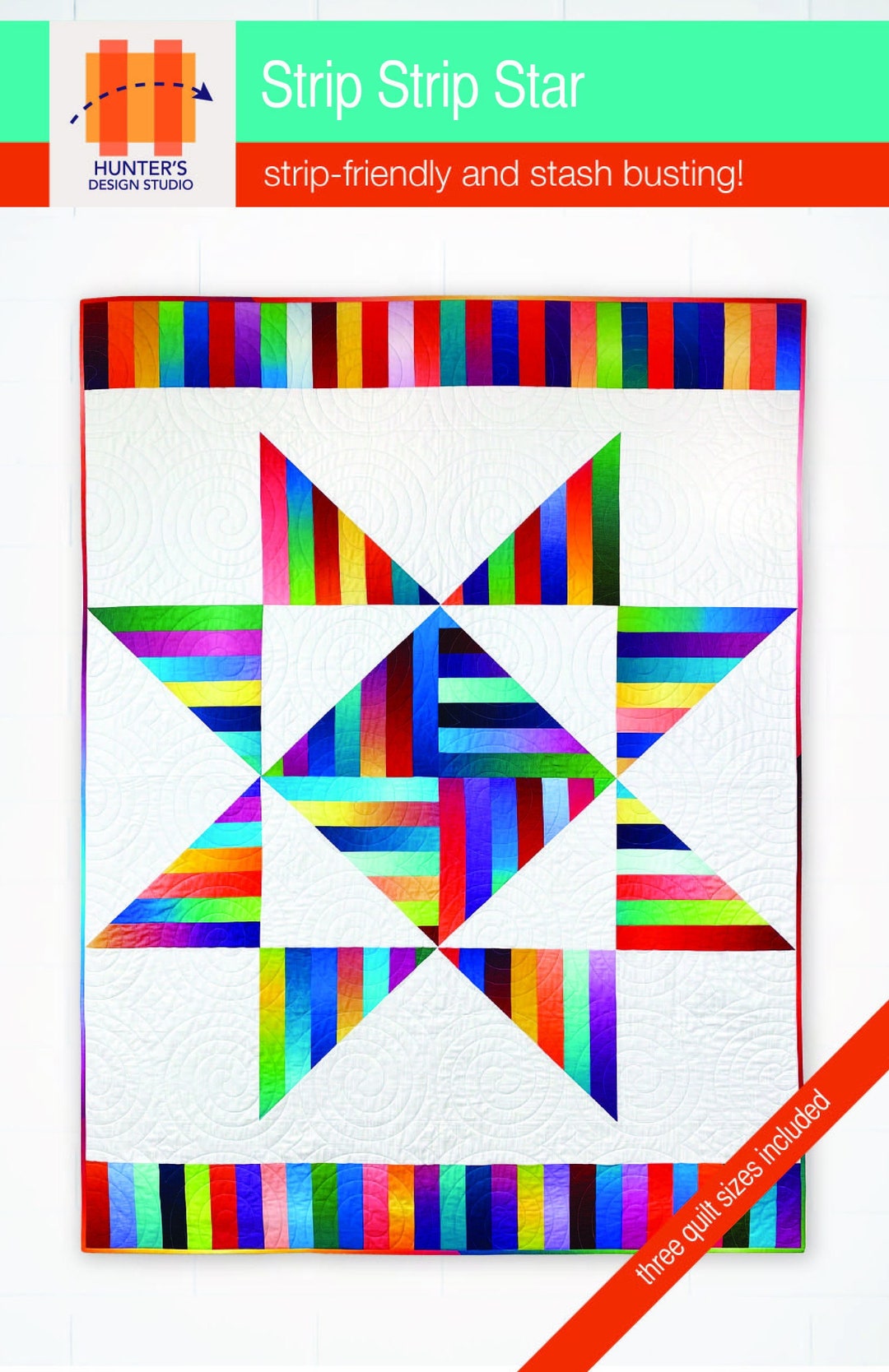 Hunter's Design Studio HDS Strip Strip Star Jelly Roll Strip Pre Cut ...