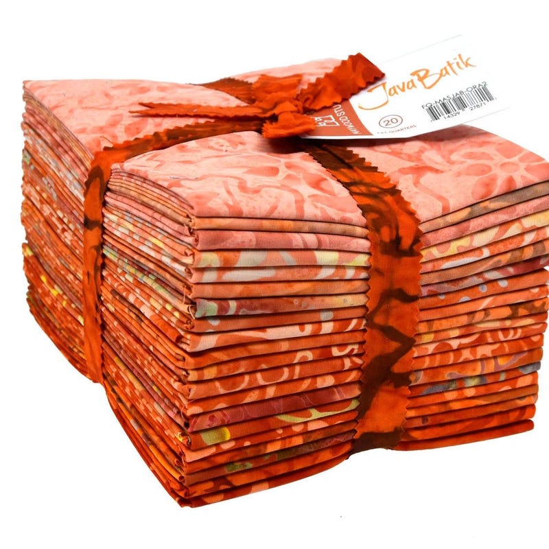 Dark Orange Fat Quarters - Etsy