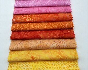 Orange Batik | Etsy