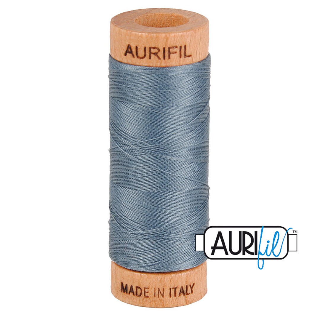 AURIFIL 1246 Dark Grey Gray 80 Weight Wt 274 Meters 300 Yards Spool ...