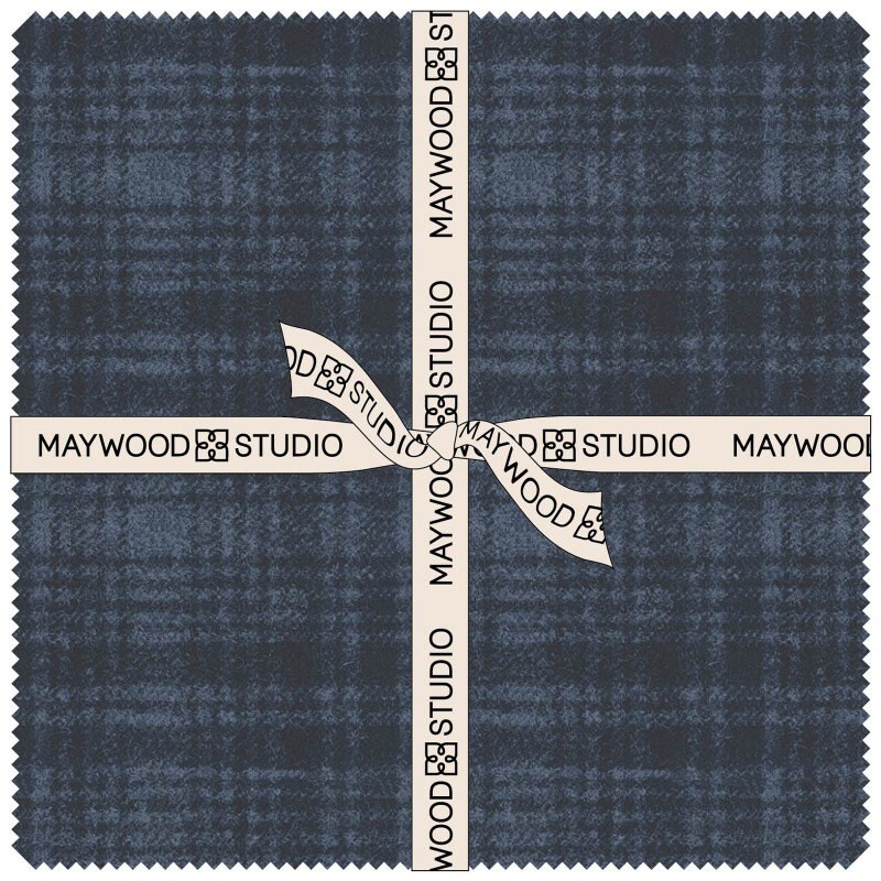 Stormy Seas Maywood Woolies Flannel Teal Grey Gray Blue Cotton Flannel ...