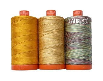 Aurifil Full Bloom Collection Barbara Pershing Mako Cotton 40 Weight Wt ...