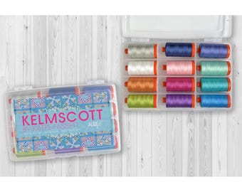 Aurifil Full Bloom Collection Barbara Pershing Mako Cotton 40 Weight Wt ...