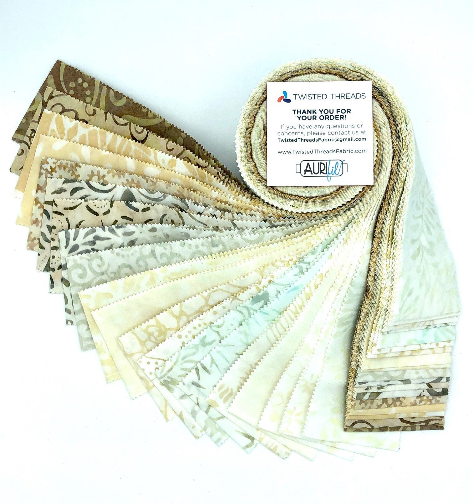 Java Batiks Beige Tan Batik Jelly Roll 40 2.5 Inch Fabric - Etsy