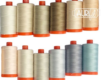 Aurifil Full Bloom Collection Barbara Pershing Mako Cotton 40 Weight Wt ...