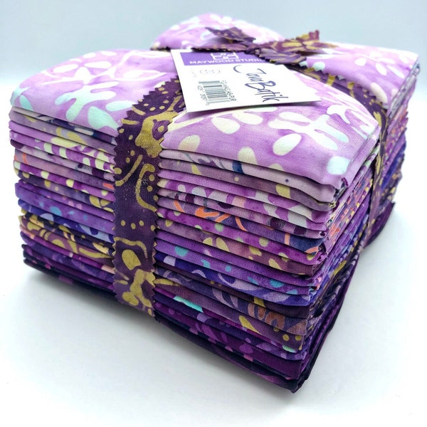 Purple Batik Fabric - Etsy