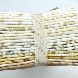Java Batiks Beige Tan Cream Lights Batik Fat Quarters 20 Fqs Fabric 18 ...