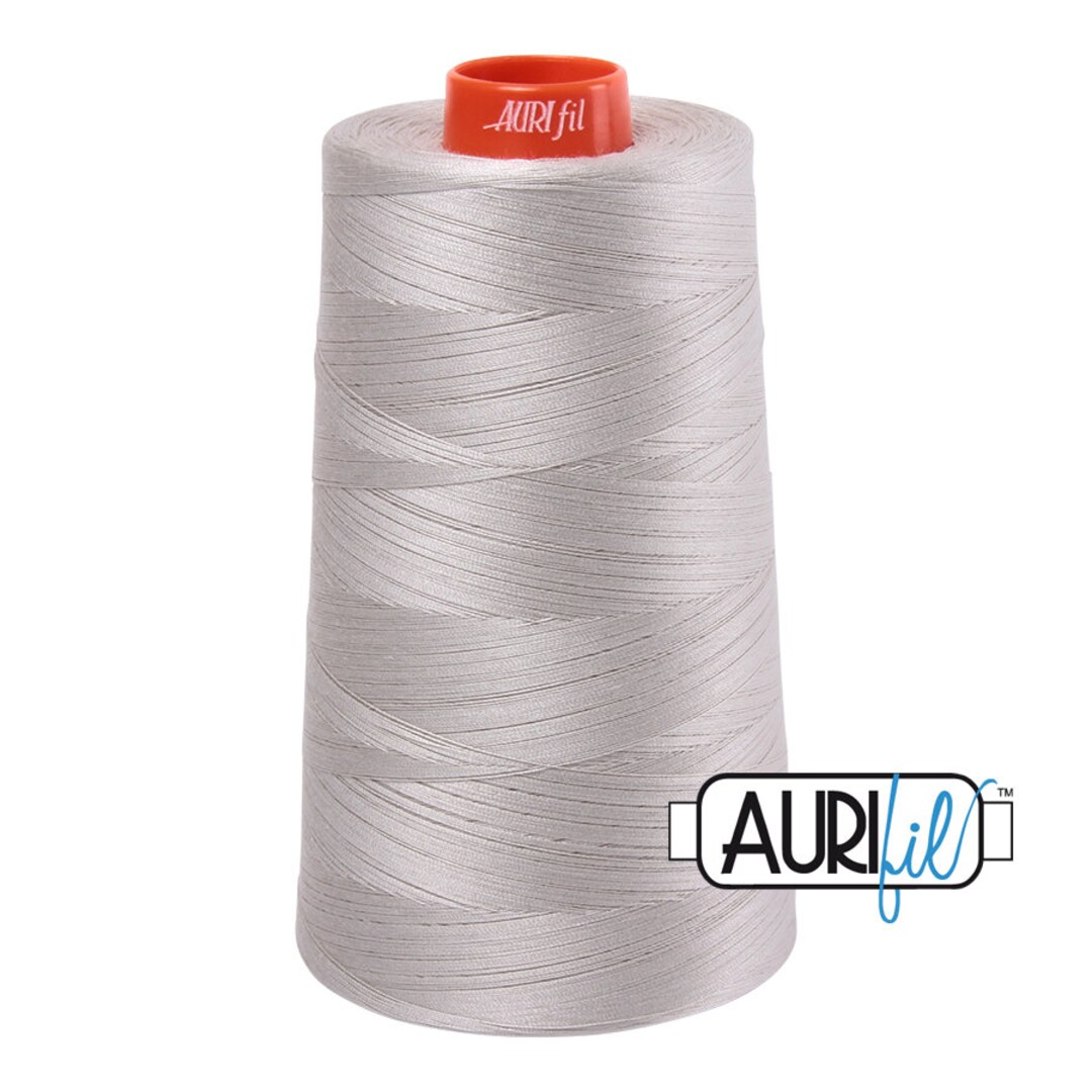 AURIFIL Cone 6724 Moonshine Light Beige Grey Gray Egyptian Mako Cotton ...