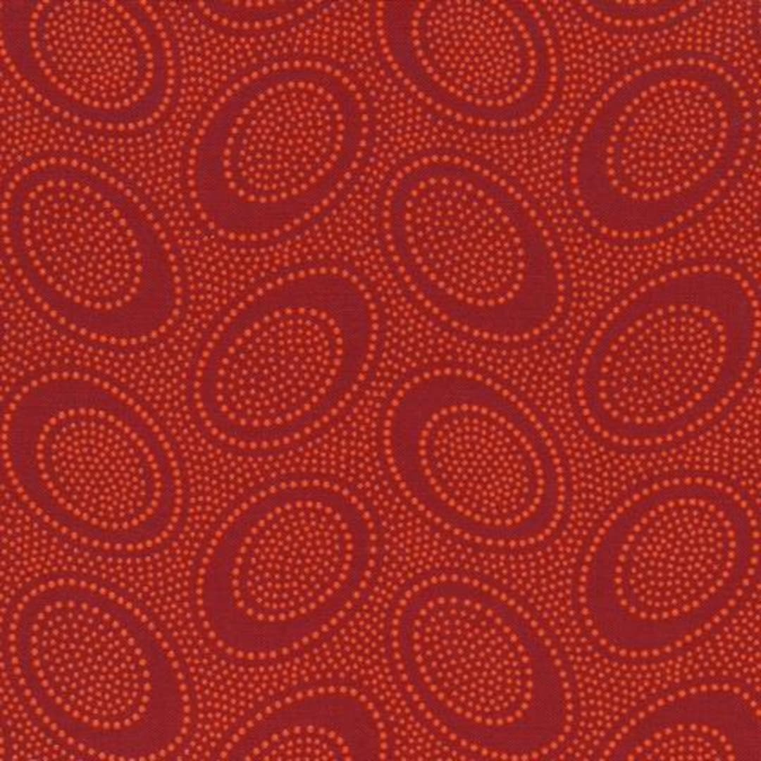 OOP Freespirit Kaffe Fassett Collective 2 YARDS Aboriginal Dot Pumpkin ...