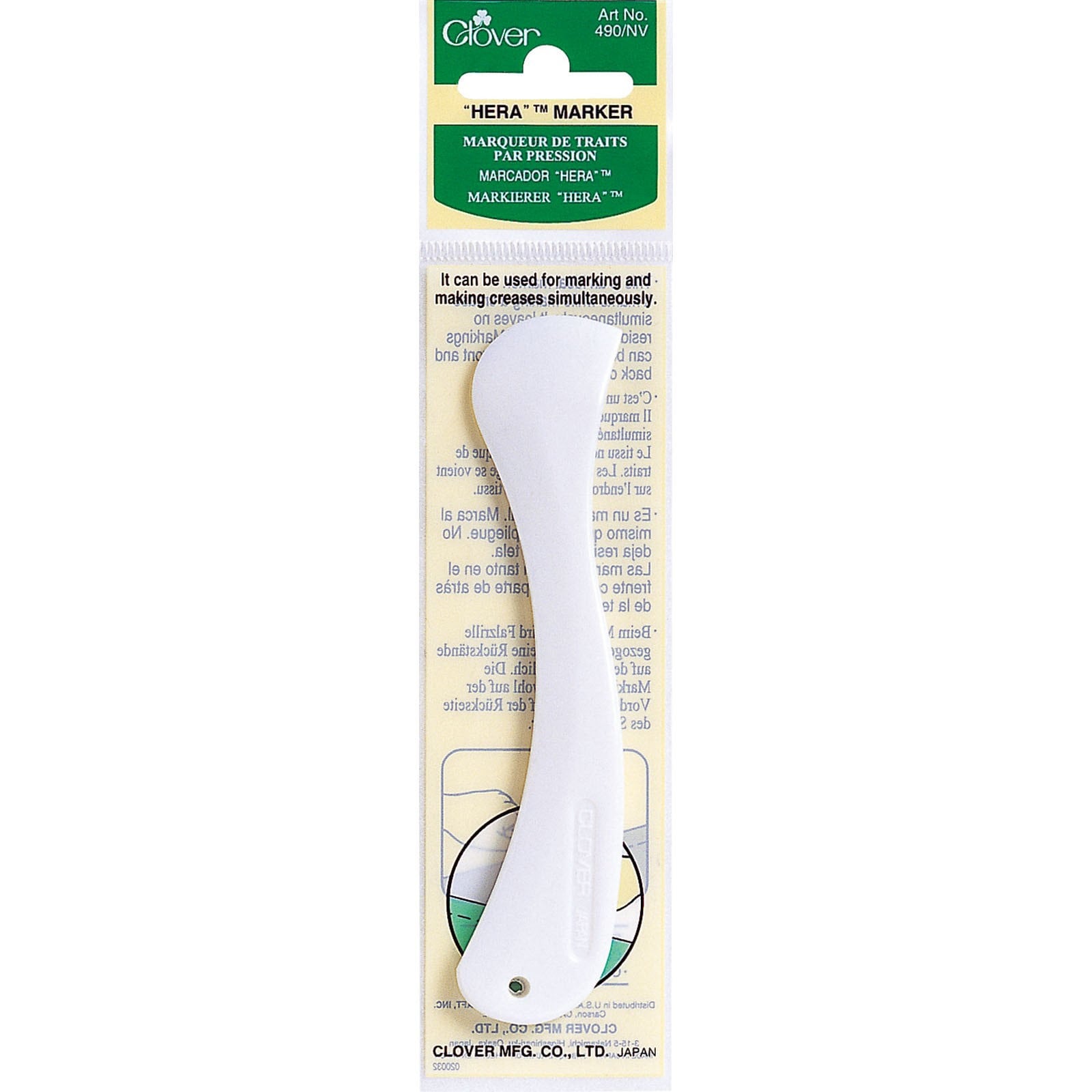 Clover Hera Marker for Pressing Marks Without Residue Stitch Marker ...