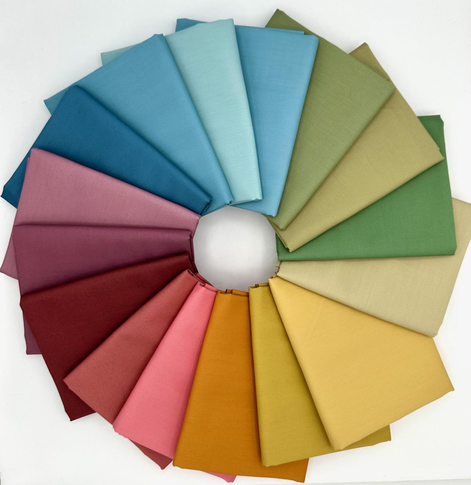 NEW Andover Century Solids Rainbow Edyta Sitar Laundry Basket Quilts ...