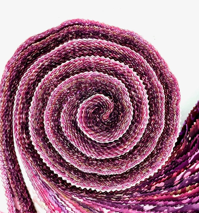 Java Batiks Wine Purple to Magenta Pink Batik Jelly Roll 40 2.5 Inch ...