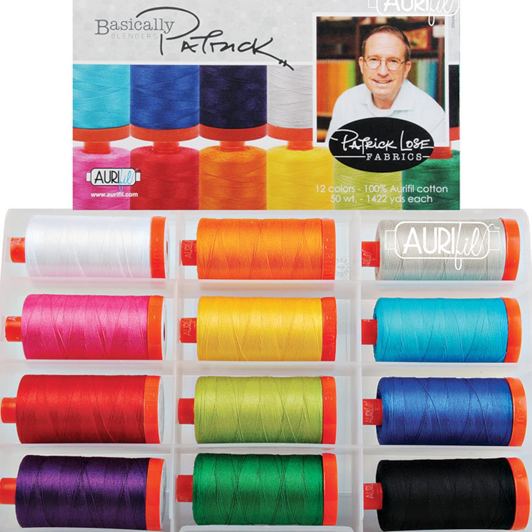 Aurifil Basically Patrick Collection Patrick Lose Mako Cotton 50 Weight ...