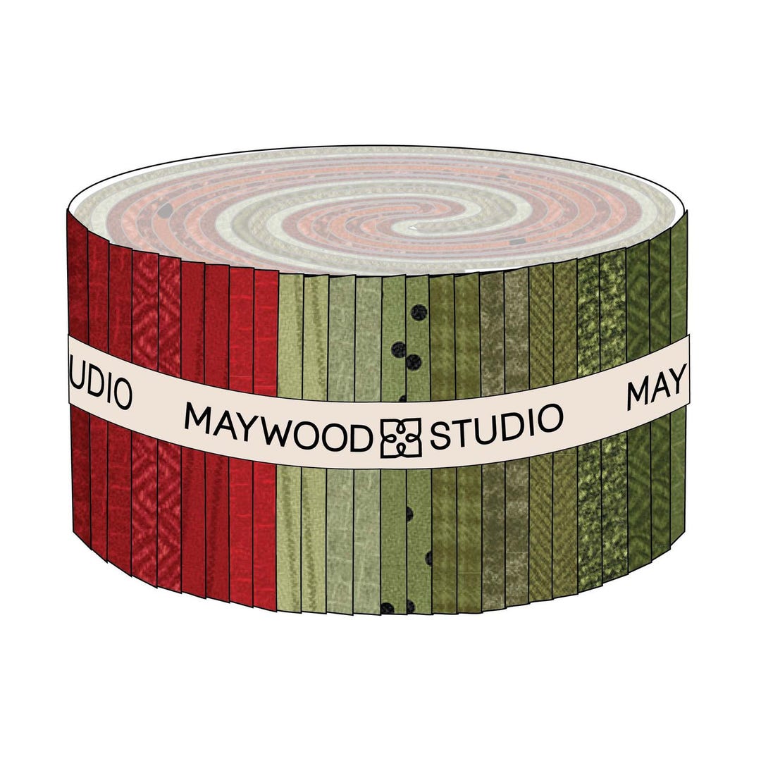 Holiday Warmth Christmas Maywood Woolies Flannel Red Green Cotton ...