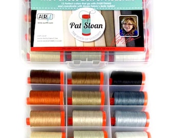 Aurifil Full Bloom Collection Barbara Pershing Mako Cotton 40 Weight Wt ...