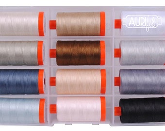 Aurifil Full Bloom Collection Barbara Pershing Mako Cotton 40 Weight Wt ...