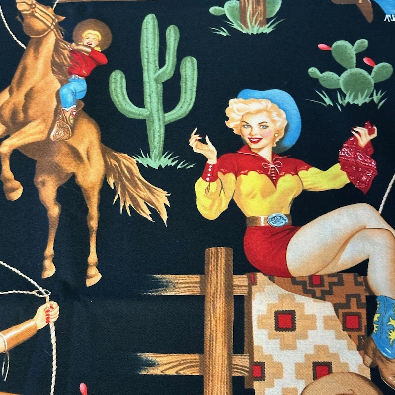 Cowgirl Pin Up - Etsy