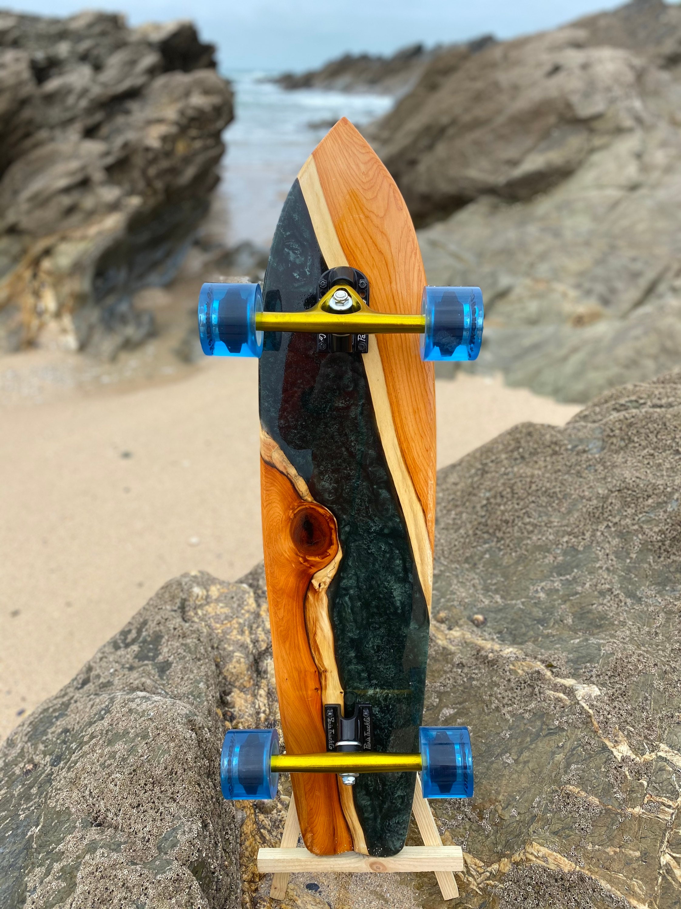 Simply Stunning Hand Crafted Resin River Fishtail Longboard. - Etsy