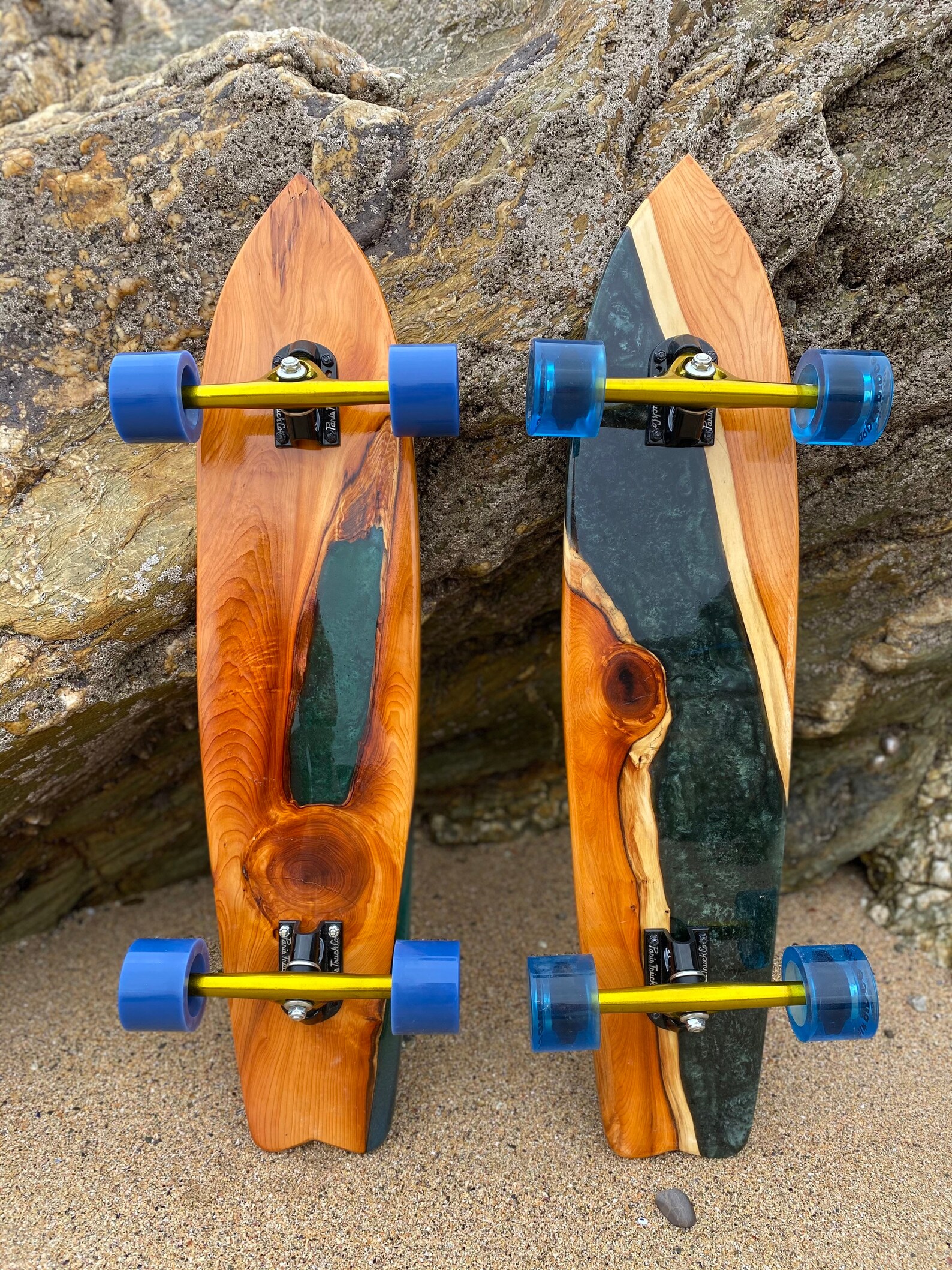 Simply Stunning Hand Crafted Resin River Fishtail Longboard. - Etsy