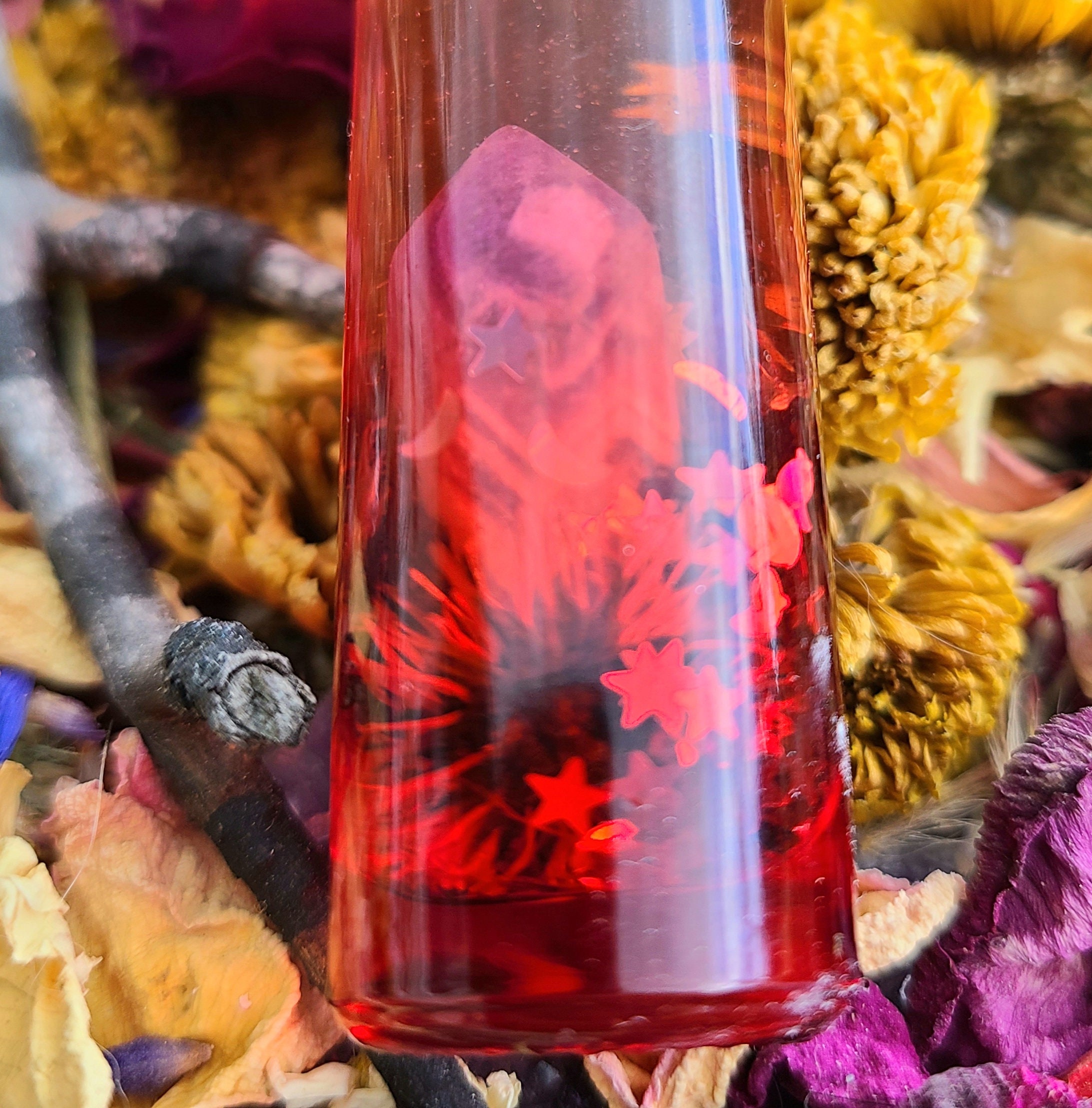 PERSEPHONE Rose Essential Oil with Genuine Amber Resin | Etsy