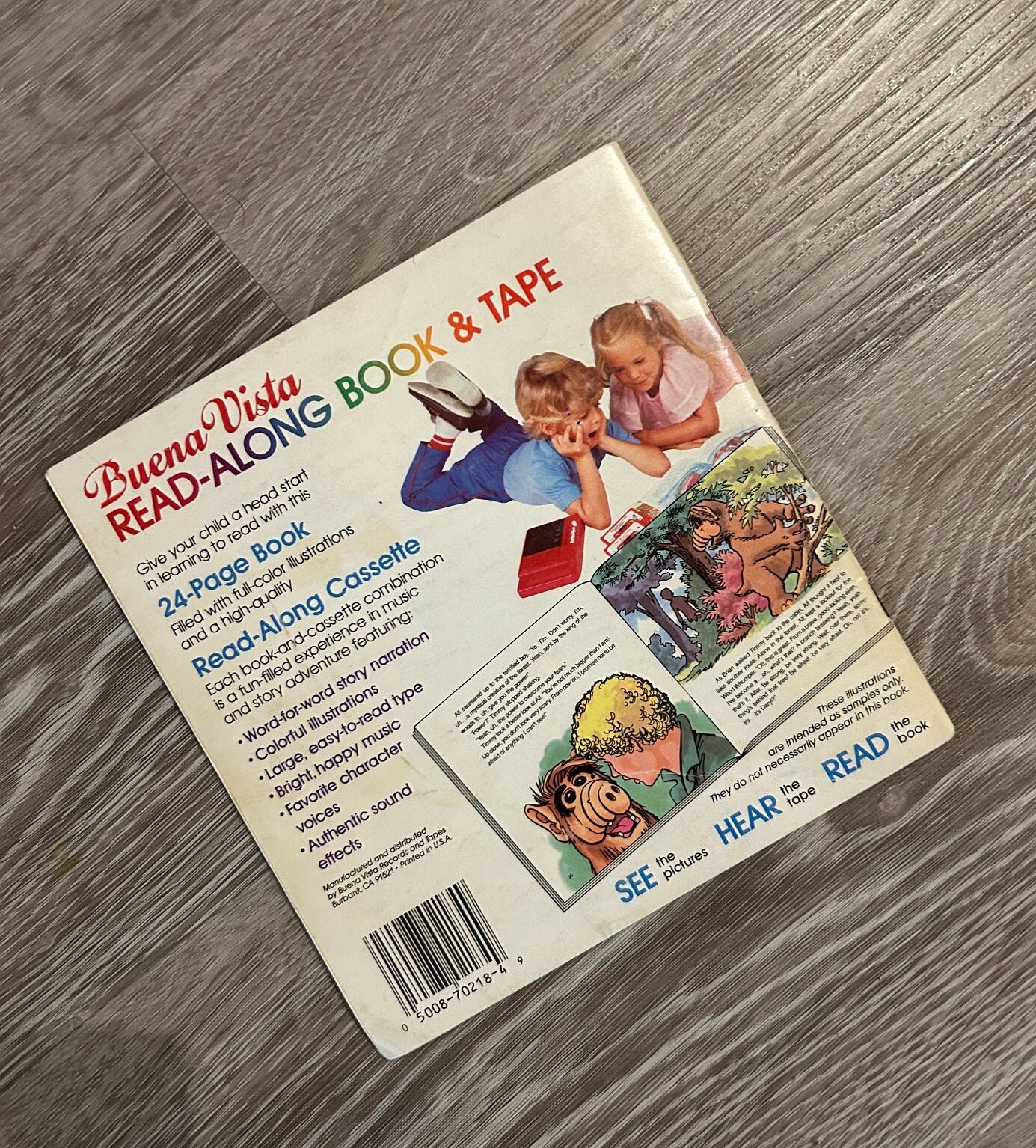 Alf Goes Wild 24 Page Read Along Book 1987 book Only - Etsy