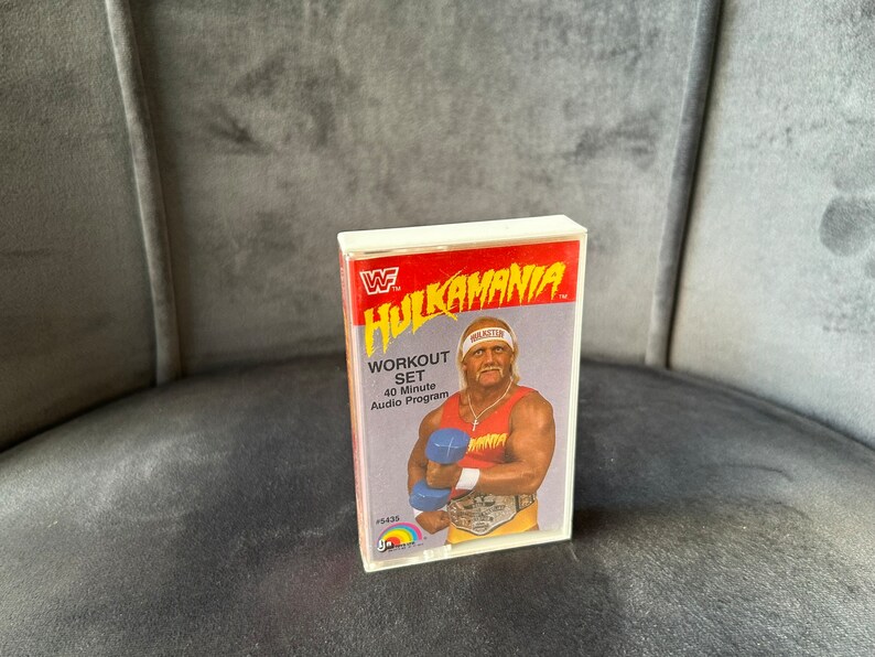 WWF Hulkamania Hulk Hogan Cassette 1985 Workout Titan Sports - Etsy
