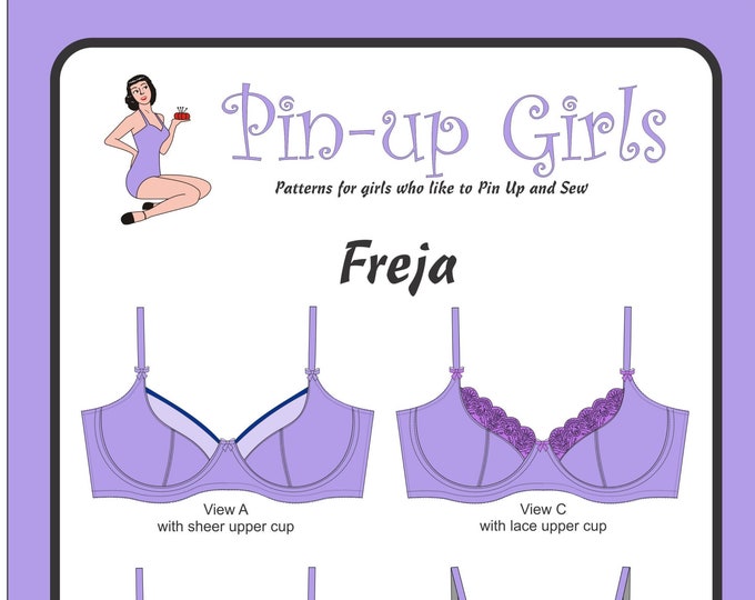 FREJA Pin up Girls Patterns - Etsy
