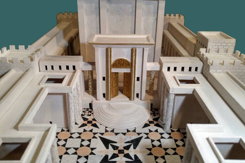 Jerusalem Second Temple Model Kit Do-it-Yourself Beit | Etsy