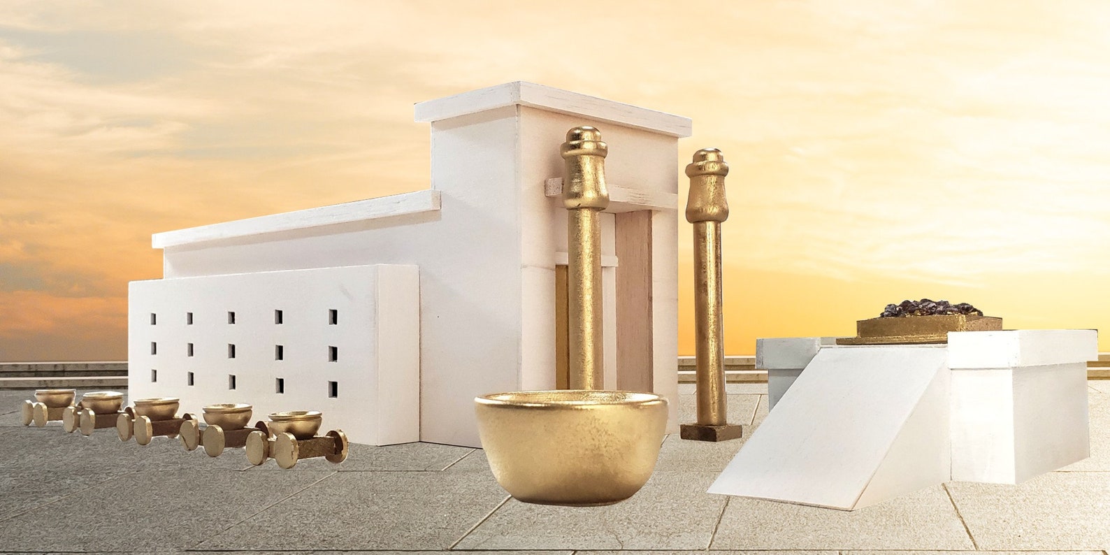 Solomon's Temple Model Kit (Do-it-Yourself) - Beit HaMikdash - Etsy 日本