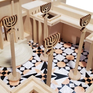 Jerusalem Second Temple Model Kit (do-it-yourself) - Beit Hamikdash - Etsy