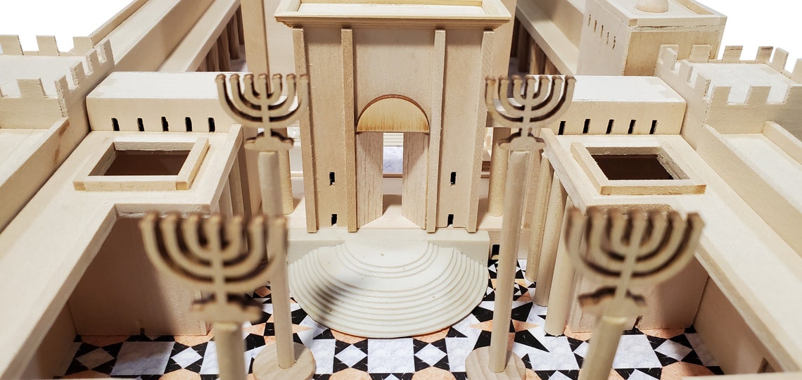 Jerusalem Second Temple Model Kit do-it-yourself Beit Hamikdash - Etsy