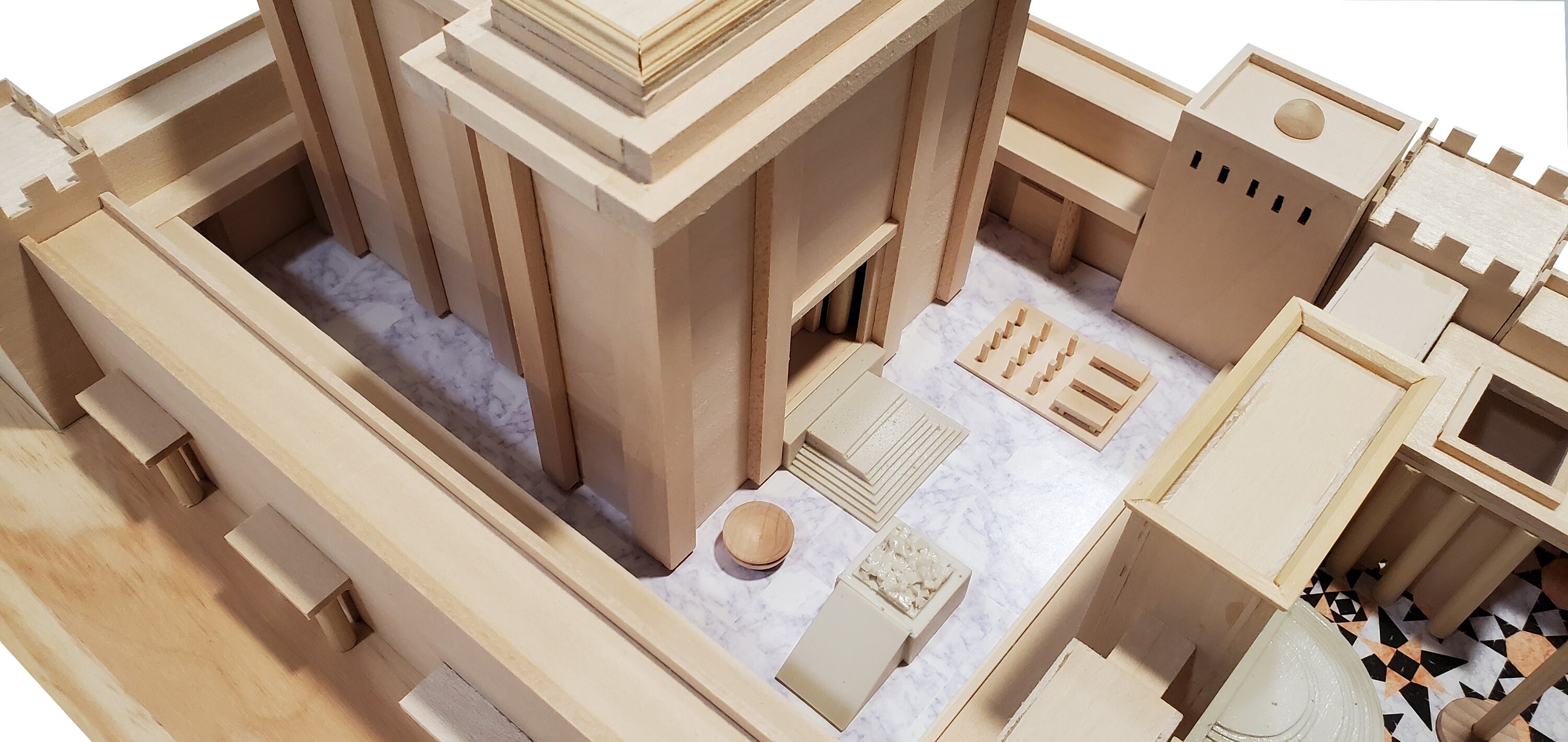 Jerusalem Second Temple Model Kit (do-it-yourself) - Beit Hamikdash - Etsy