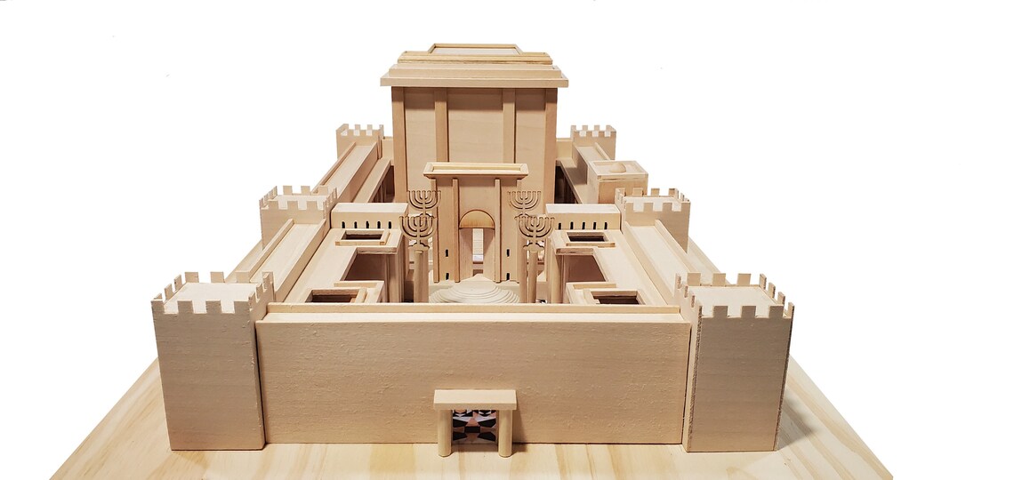 Jerusalem Second Temple Model Kit do-it-yourself Beit Hamikdash - Etsy