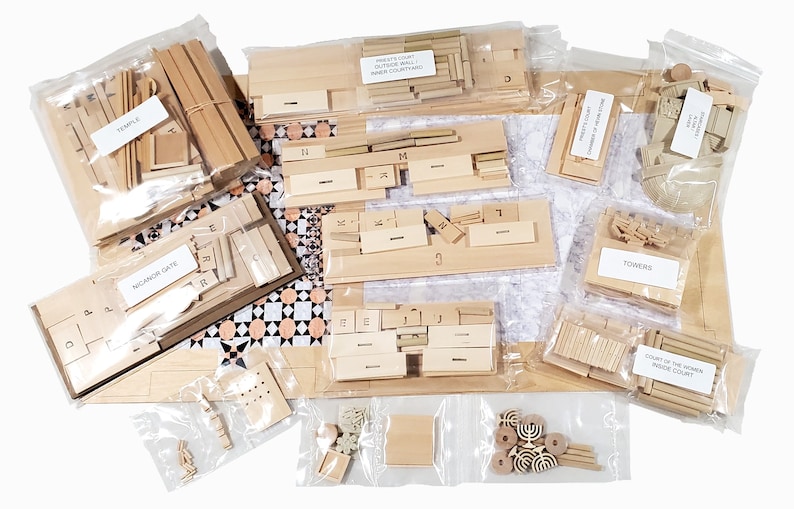 Jerusalem Second Temple Model Kit do-it-yourself Beit Hamikdash - Etsy