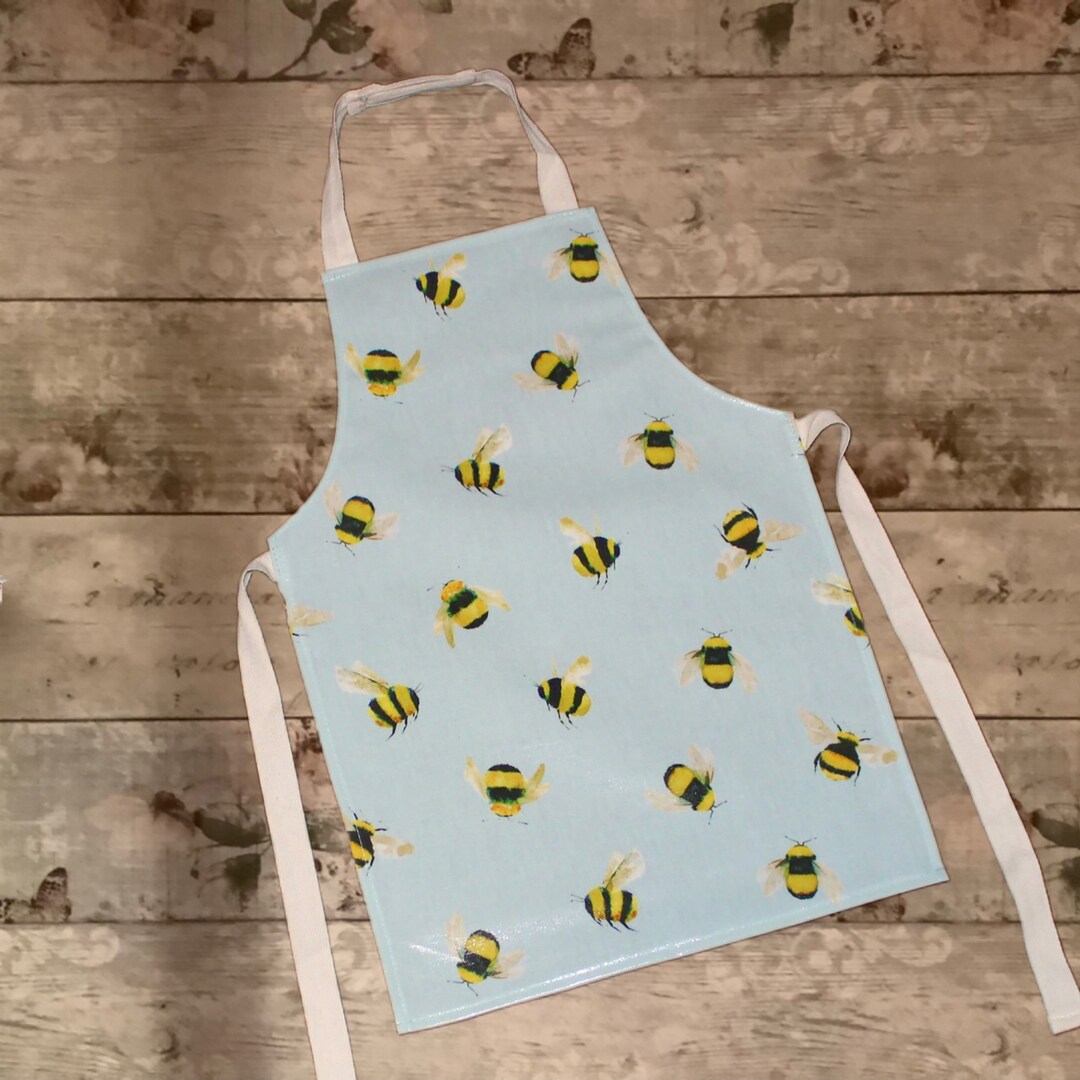 Bee’s Childs Kids Oilcloth PVC Adjustable Neck With VELCRO® Brand ...
