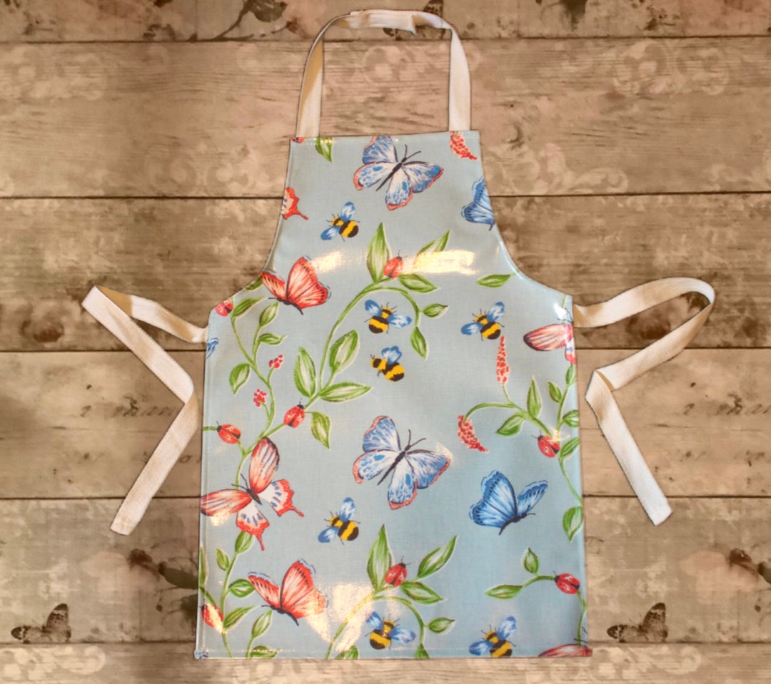 Butterflies and Bees Childs Kids Oilcloth PVC Adjustable - Etsy